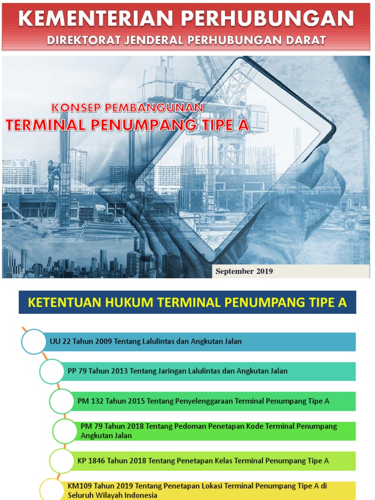 Konsep Pembangunan Terminal Tipe A | PDF | Teknologi & Rekayasa