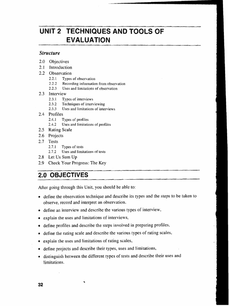 Tools and Technique of Evaluation PDF | PDF | Educational Assessment ...