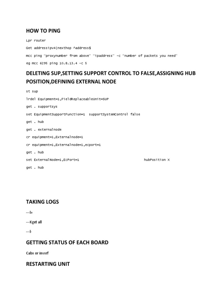 Baseband Commands PDF | PDF | Router (Computing) | Ip Address