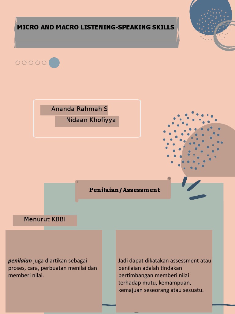 Micro Macro Listening Speaking Skills | PDF