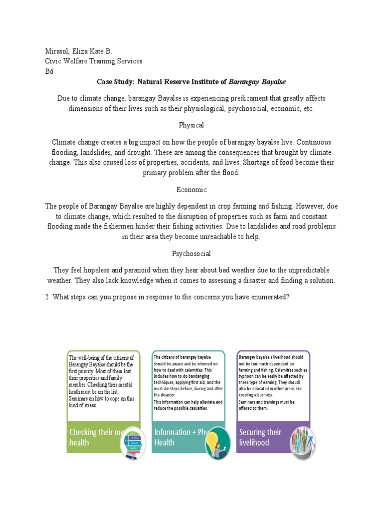 Case Study 2 - CWTS | PDF | Disaster And Accident