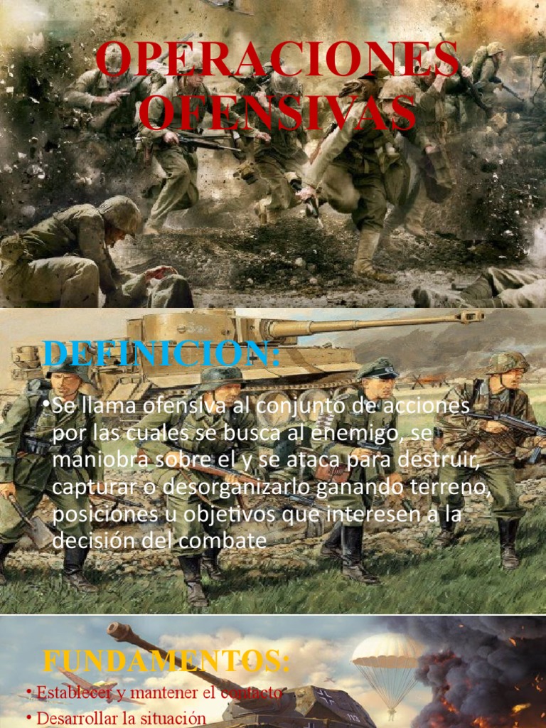 Operaciones Ofensivas Militar | PDF | Militar | Guerra