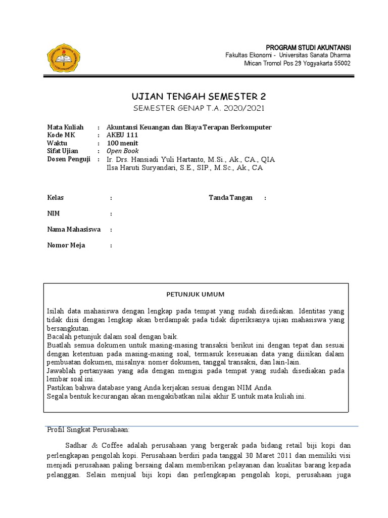 Soal UTS 2 Modul Penjualan Dan RMA | PDF | Karier & Perkembangan