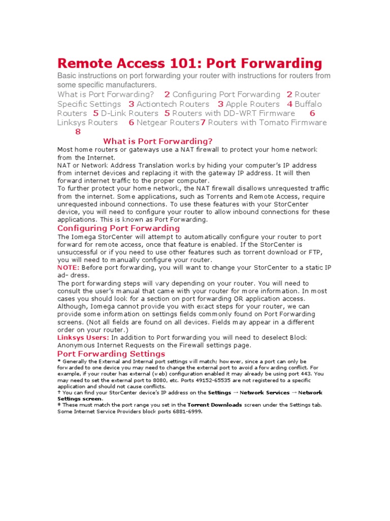 Port Forwarding | PDF | Port (Computer Networking) | File Transfer Protocol