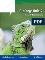 CAPE Study Guide - Biology Unit 2 | PDF