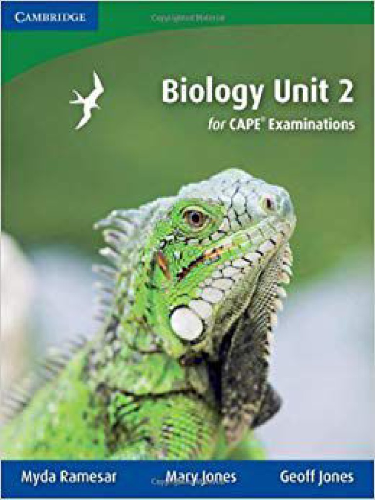 Biology Unit 2 For Cape Examinations | PDF | Leaf | Chlorophyll