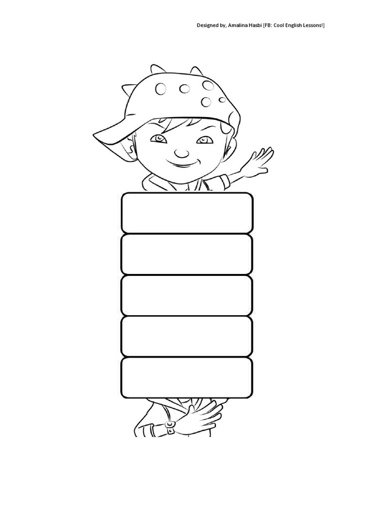 Boboiboy Template | PDF
