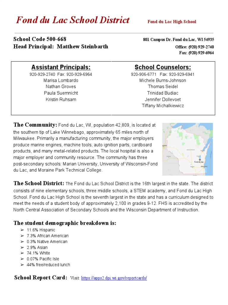 Fhs School Profile | PDF | Course Credit | Learning