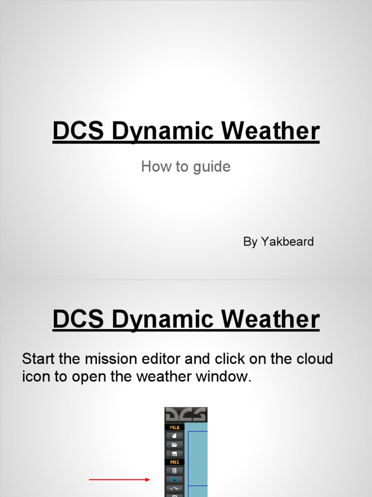 Customizing Dynamic Weather Systems in DCS: A Guide to Manipulating ...