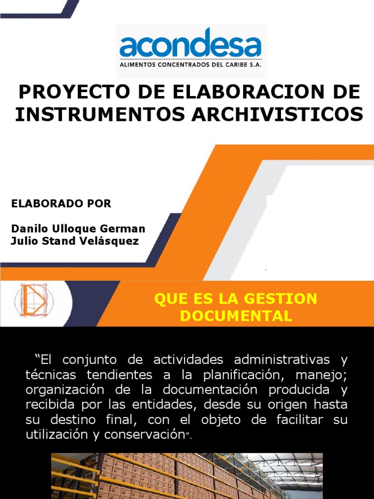 Presentacion ACONDESA | PDF | Business | Science