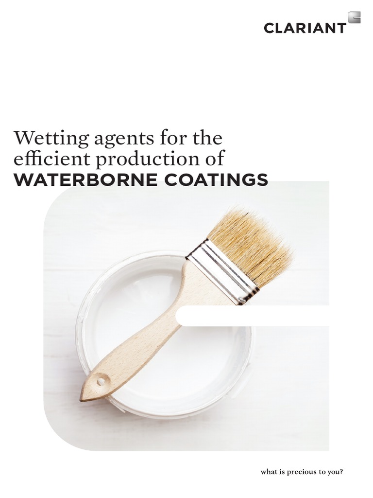 Clariant Wetting-Agents | PDF | Paint | Chemistry