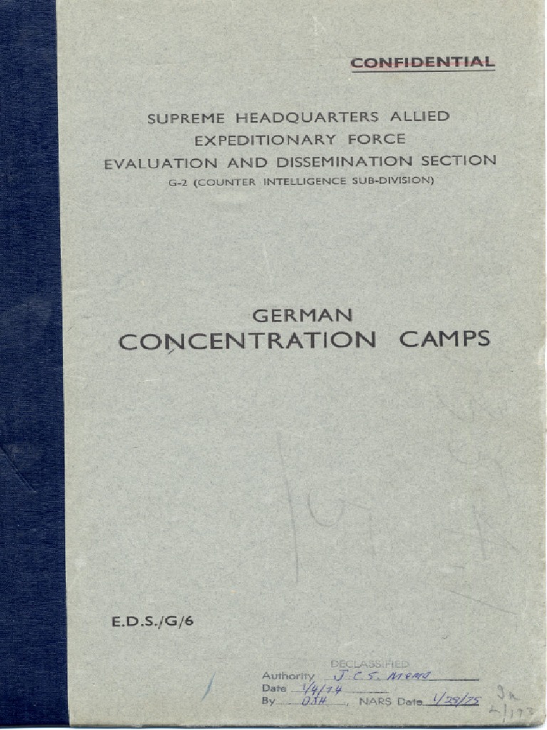 Conc Camps Report Shaef - Counterintelreport - Ccs PDF | PDF | Nazi ...