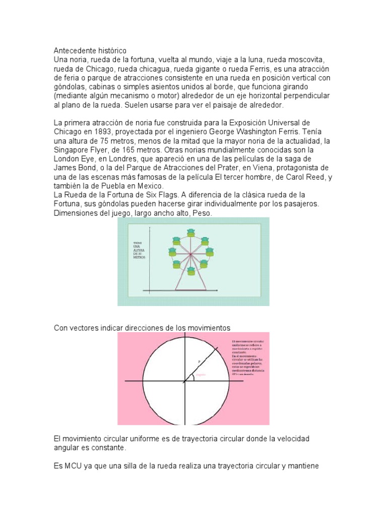 Principios Fisicos en Una Rueda de La Fortuna | PDF | Filosofía natural ...