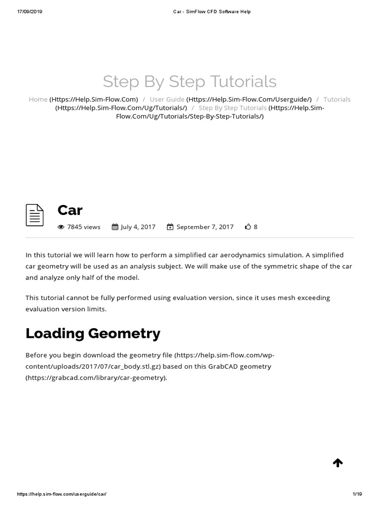Step by Step Tutorials | PDF | Computational Fluid Dynamics | Turbulence