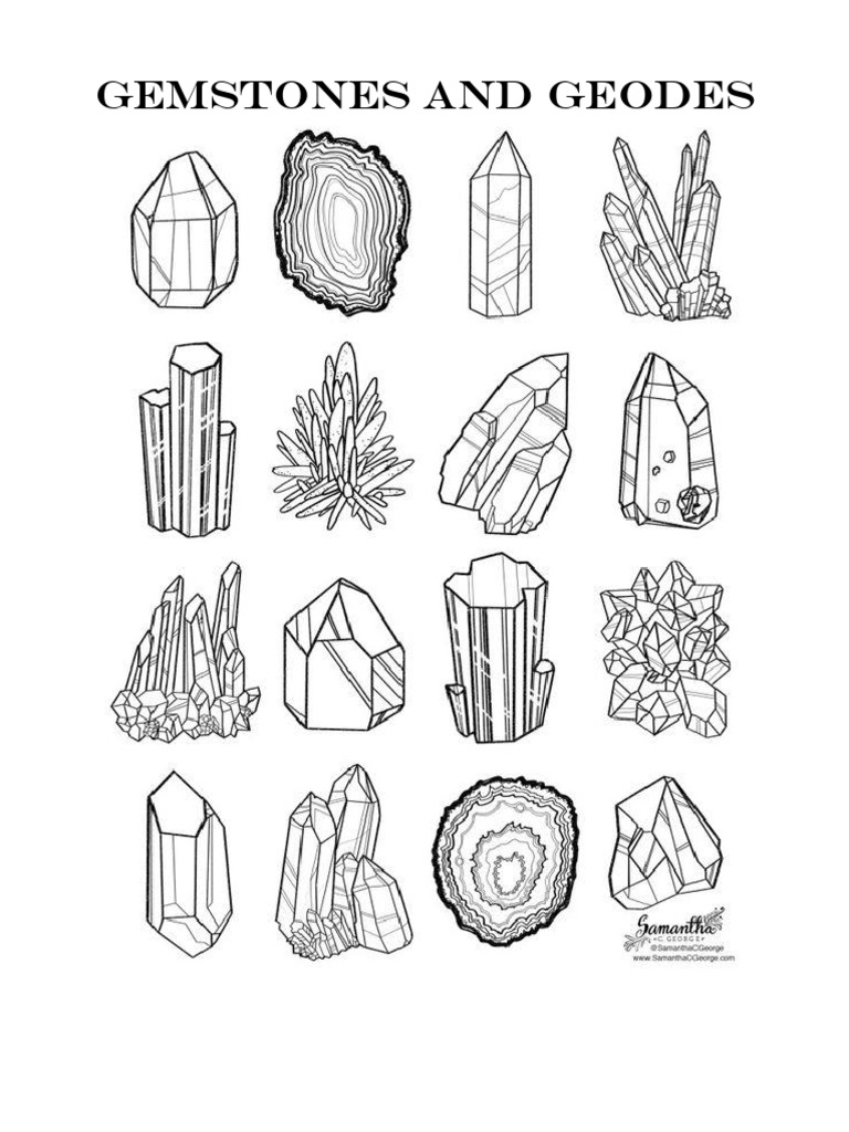 Geodes and Gemstones Art Project | PDF