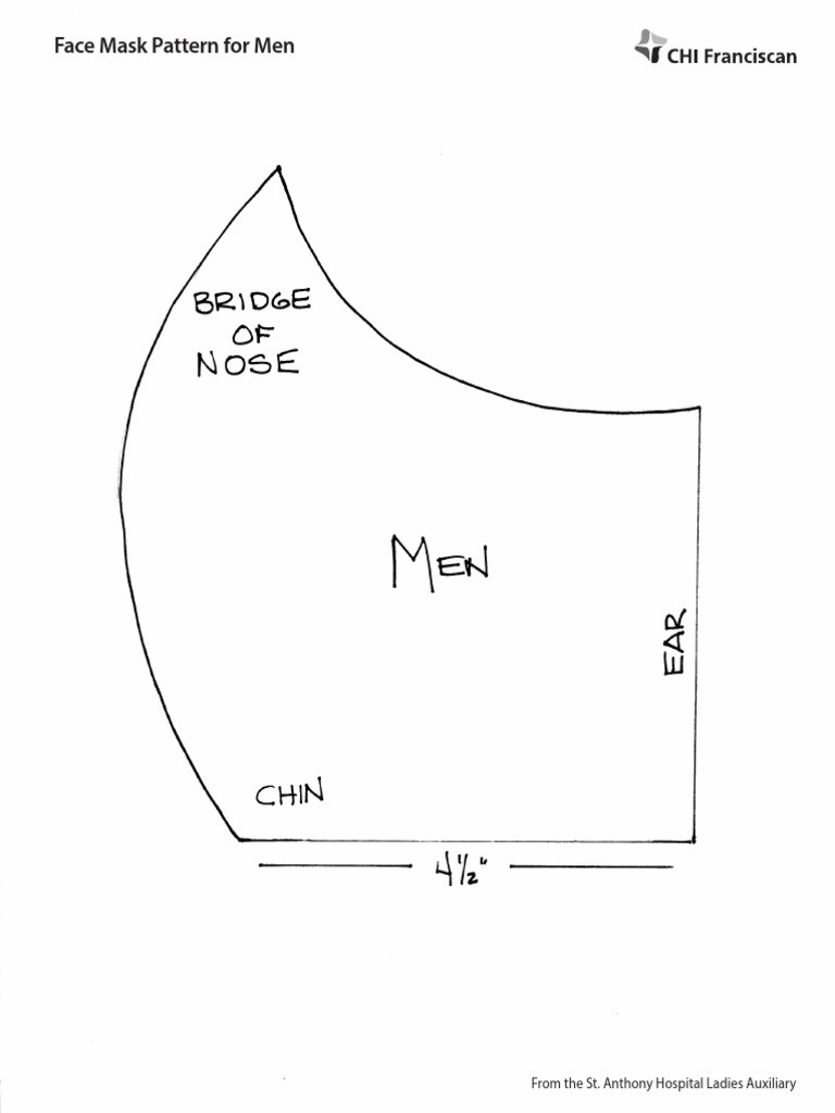 Face Mask Pattern: Men | PDF
