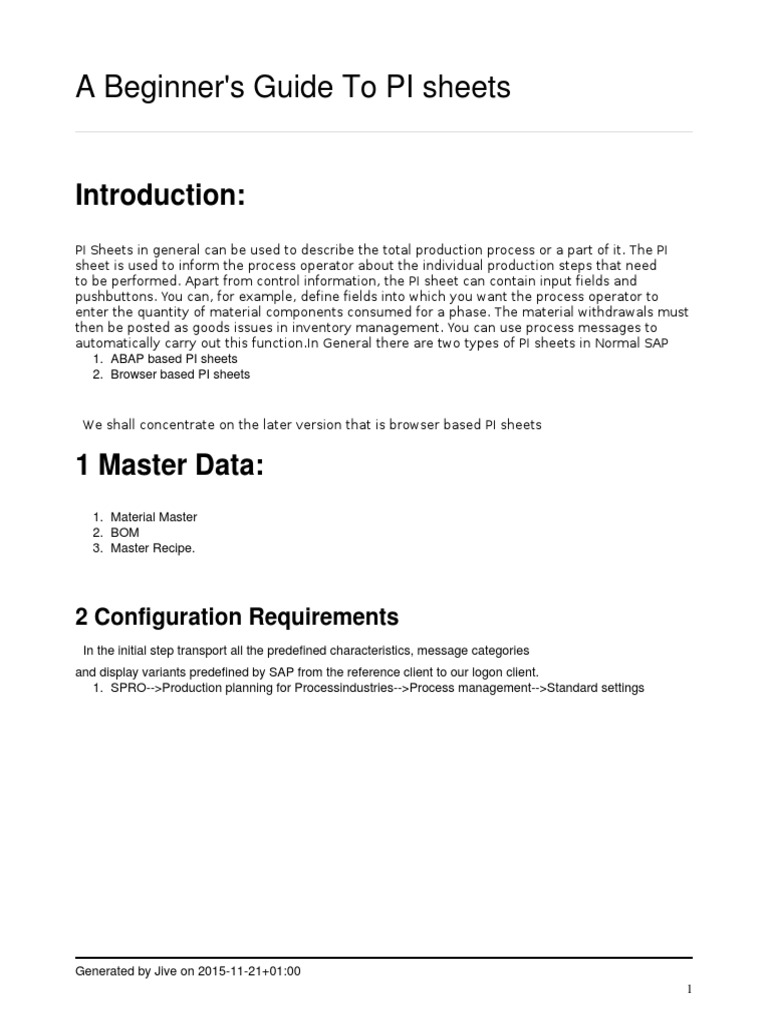 PI Sheet | PDF | Software | Digital Technology