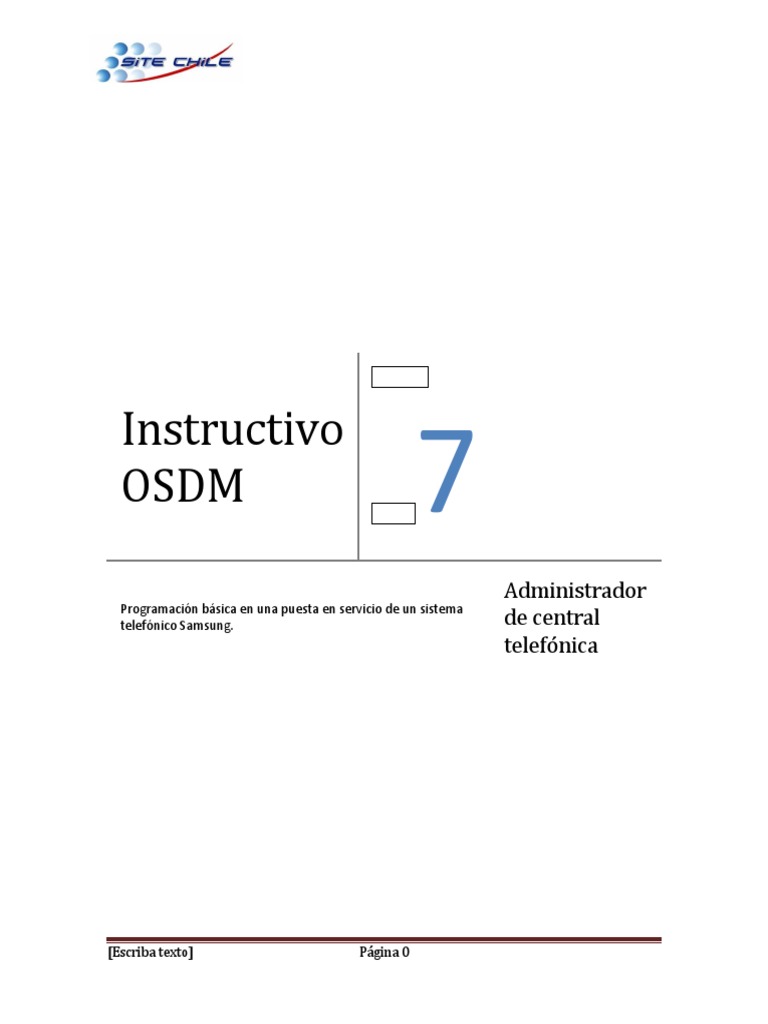 Configuración básica de una operadora automática y grabación de ...