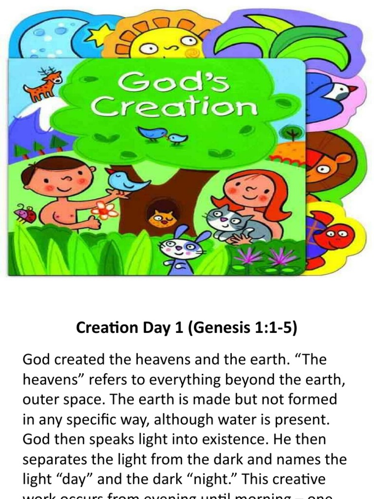 God's Creation | PDF | Genesis Creation Narrative | Sky