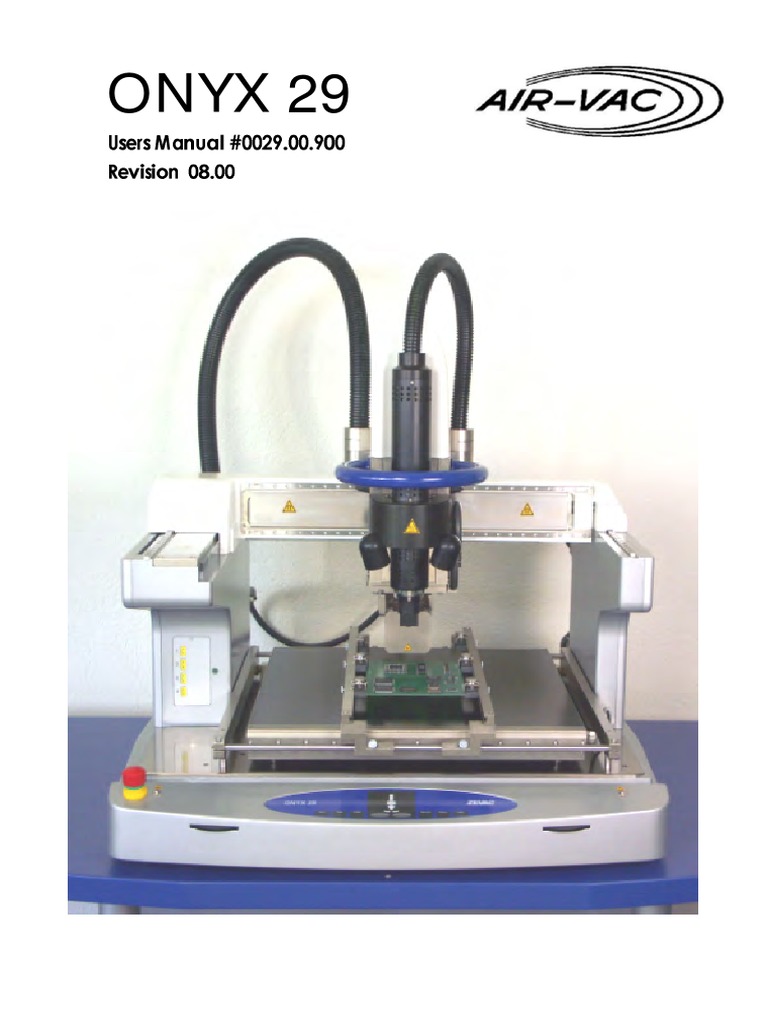 Onyx-29 AirVac User Manual PDF | PDF | Electrical Connector | Computing And Information Technology