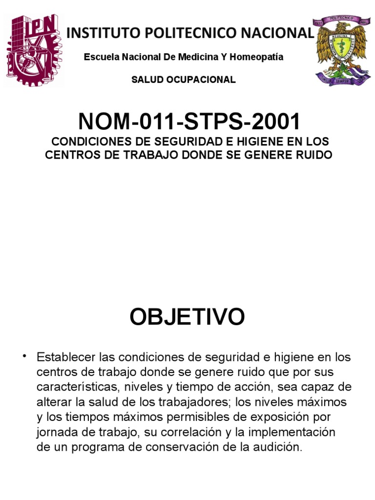 Nom 011 STPS 2001 | PDF | Seguridad y salud ocupacional | Calibración