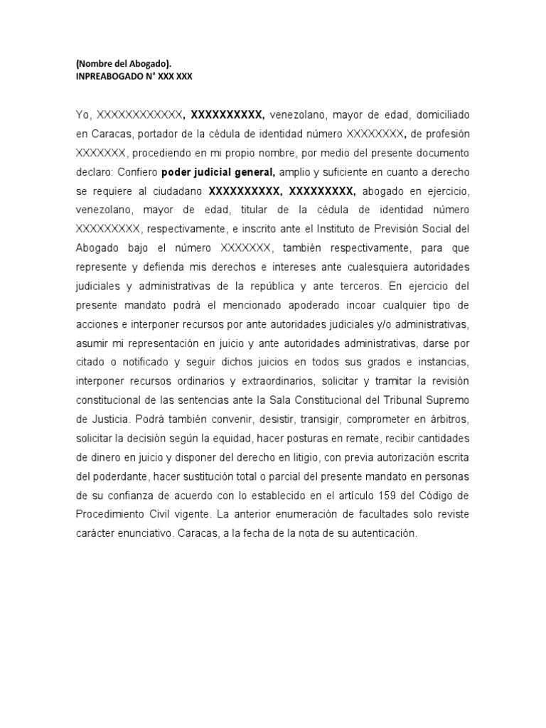 Modelo de Poder Judicial Venezolano | PDF