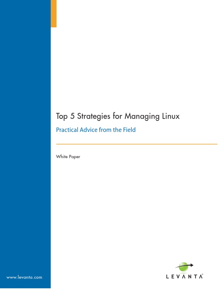 Top 5 Strategies For Managing Linux | PDF | Linux Distribution | Linux