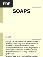 Chemistry of Soaps and Detergents | PDF | Detergent | Soap