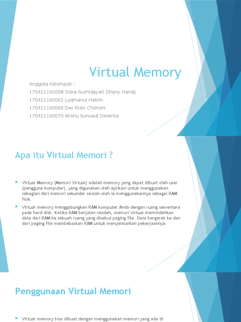 Virtual Memory | PDF | Teknologi & Rekayasa