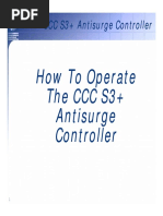 03A How To Operate CCC S3+ Antisurge Control | PDF | Light Emitting ...