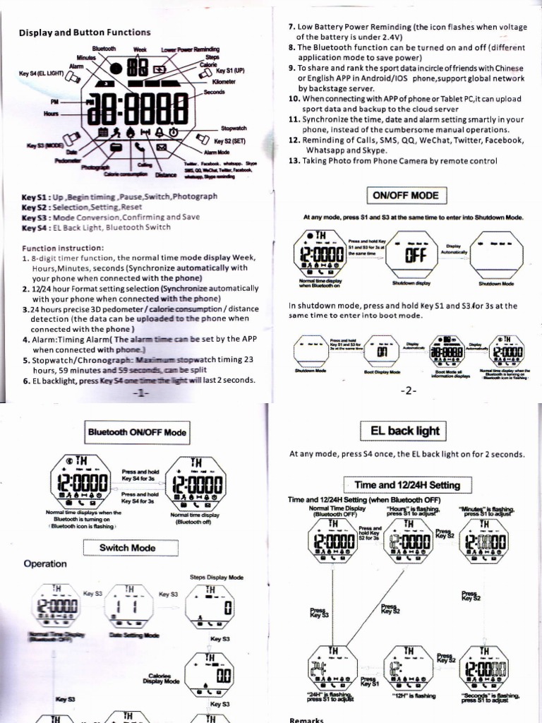 Smart Watch Manual | PDF | Mobile App | Ios