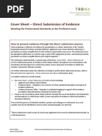 GTPA Requirements - Checklist For Prac | PDF