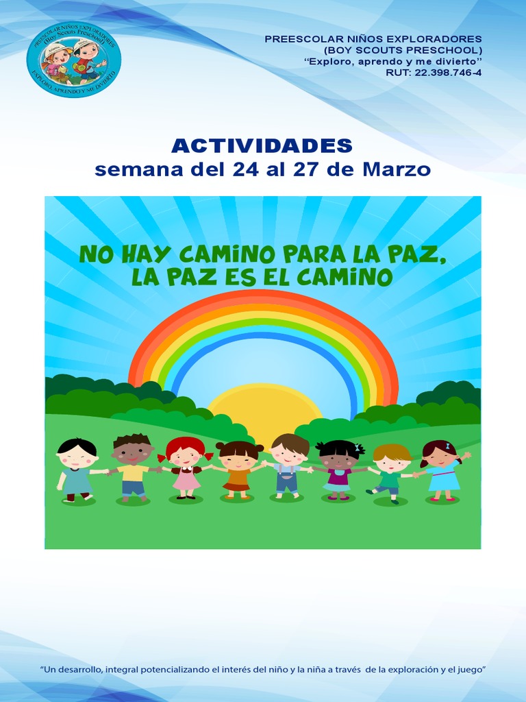 Taller Niños Exploradores | PDF | Exploración | Educación de la primera ...