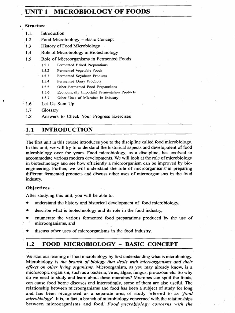 Sample UNIT-1-IGNOU PDF | PDF | Yeast | Genetic Engineering