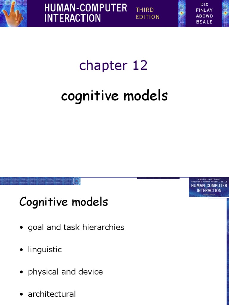 Cognitive Model | PDF | Cognitive Science | Cognition