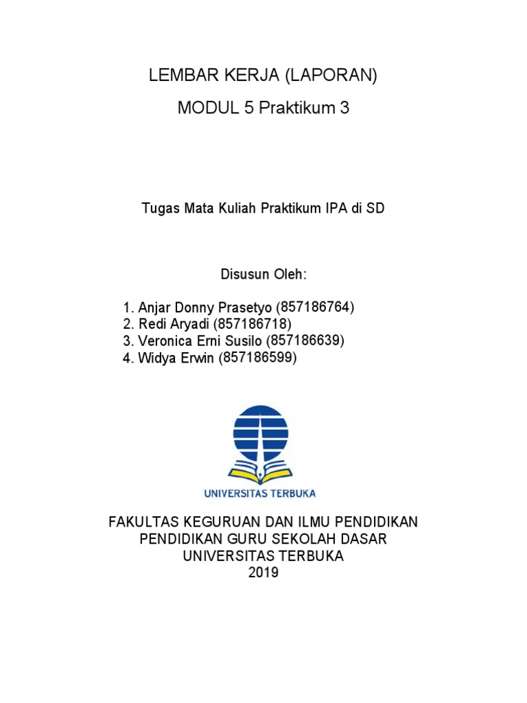 Praktikum Ipa Modul 5 Praktikum 3 | PDF