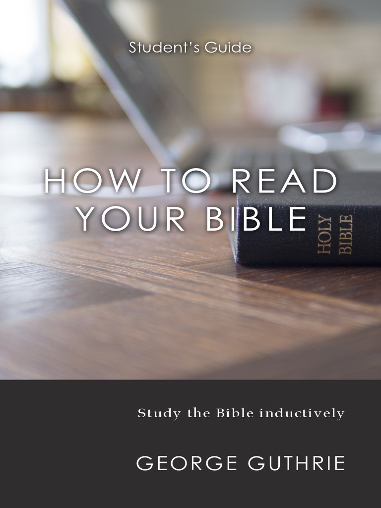 How To Read Your Bible PDF | PDF | Bible | Word