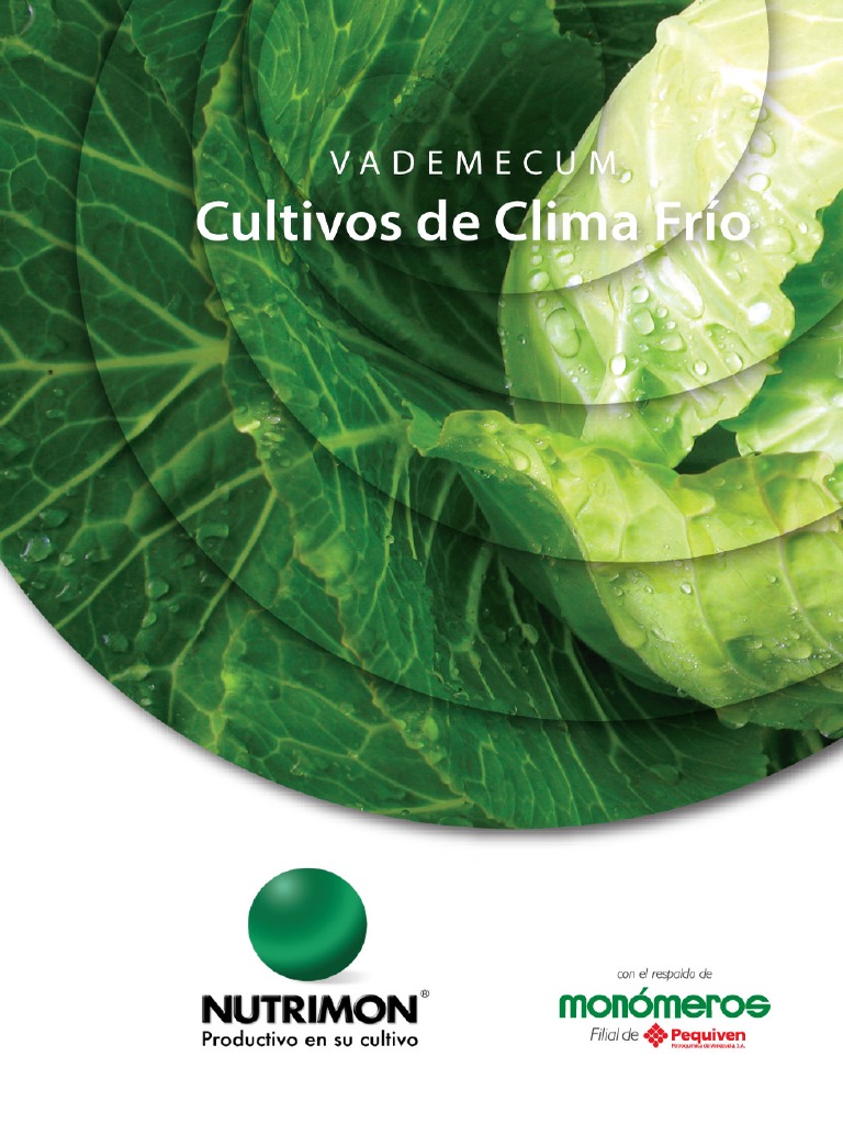 Vademécum NUTRIMON de Cultivos de Clima Frío - MONOMEROS ... | PDF ...