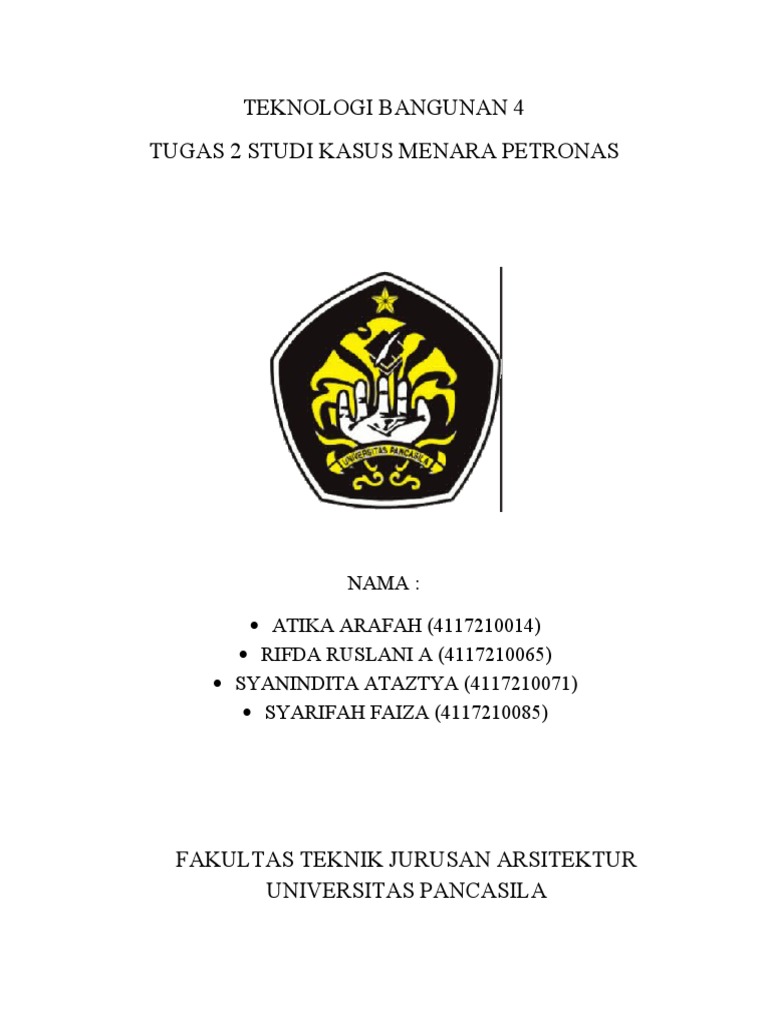 Studi Kasus Menara Petronas | PDF | Seni