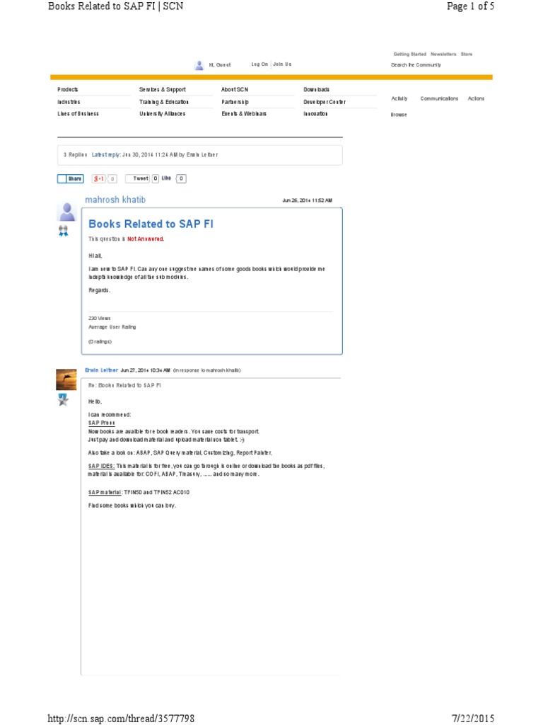SAP Books | PDF | Download | Sap Se
