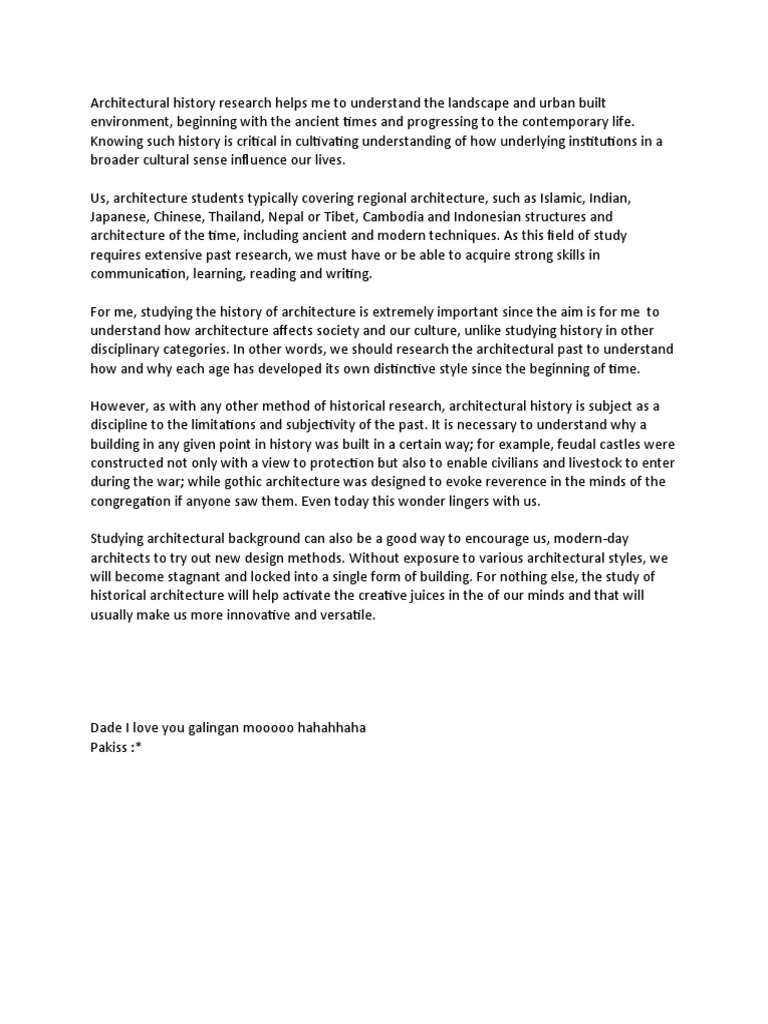 Understanding Architecture Through History | PDF