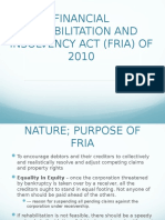 Questions and Answers On Fria | PDF | Bankruptcy | Liquidation