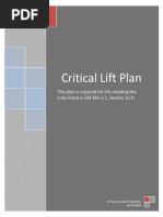 Critical Lift Form - 16-3 - Final Fillable | PDF | Crane (Machine) | Nature