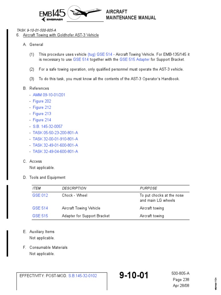 Idoc - Pub Embraer-145 PDF | PDF | Landing Gear | Brake