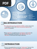 FDA ANDA Checklist | PDF