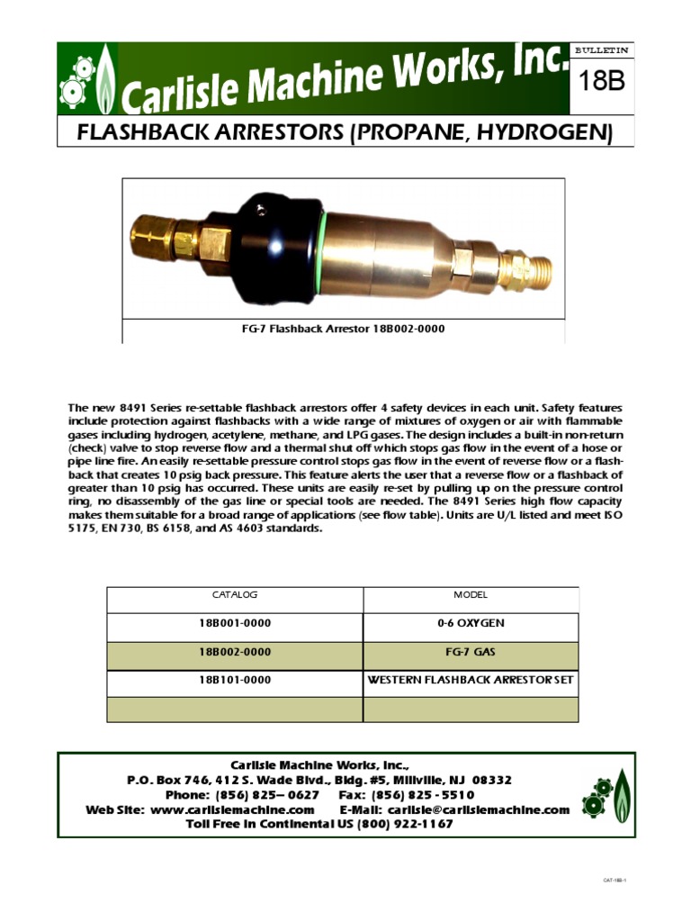 Osha Requirements For Flashback Arrestors – CZTFK