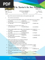ICSE Class 4 Science Sample Paper PDF | PDF | Plants | Gases