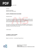 Formato Carta de Recibido | PDF