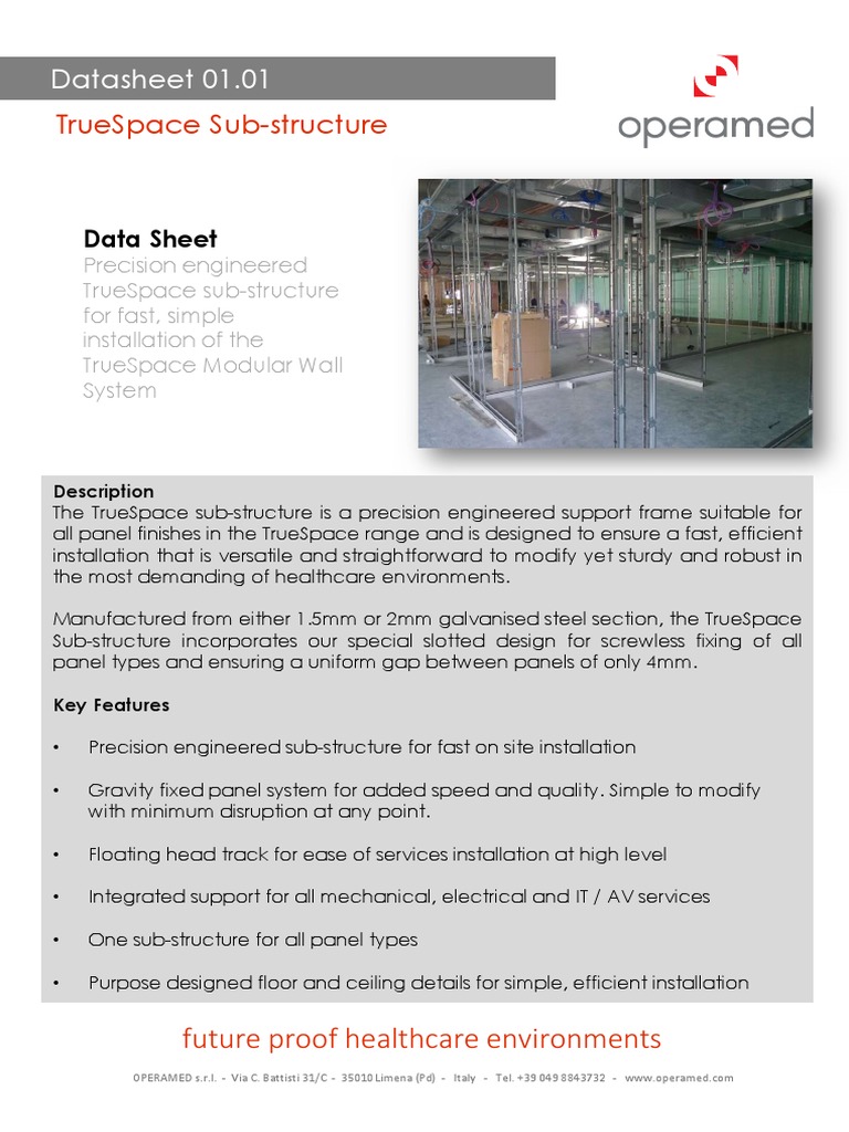 01-01 TrueSpace Substructure | PDF | Wall | Engineering