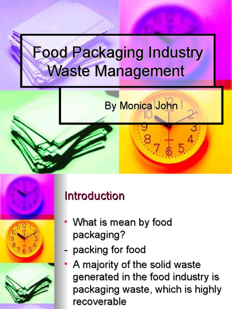 Food Packaging Industry Waste Management | PDF | Packaging And Labeling ...